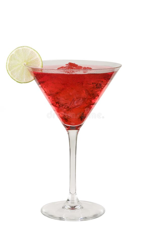 Red Lime Cocktail stock image. Image of beverage, booze - 442375