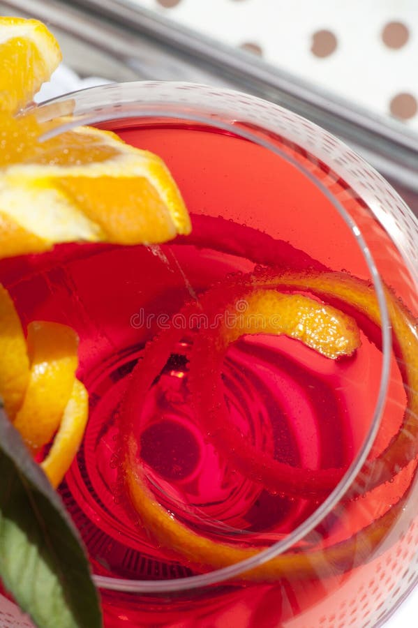 Red cocktail stock photo. Image of close, beverage, mint - 25115184