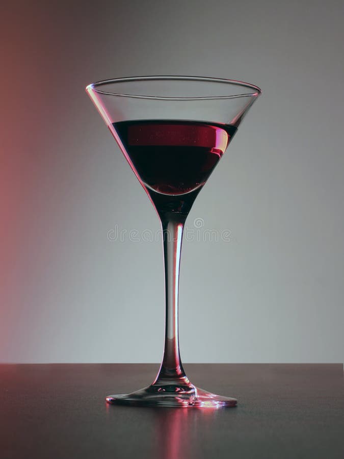 Red Cocktail Drink In Tall Glass Picture. Image: 88103423