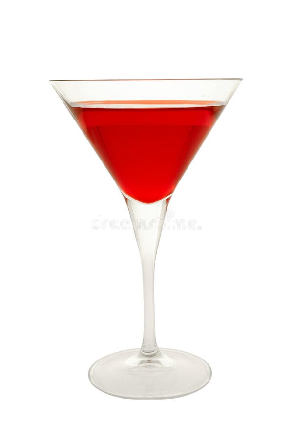 Red cocktail glass stock photo. Image of close, cold, fragility - 4252758