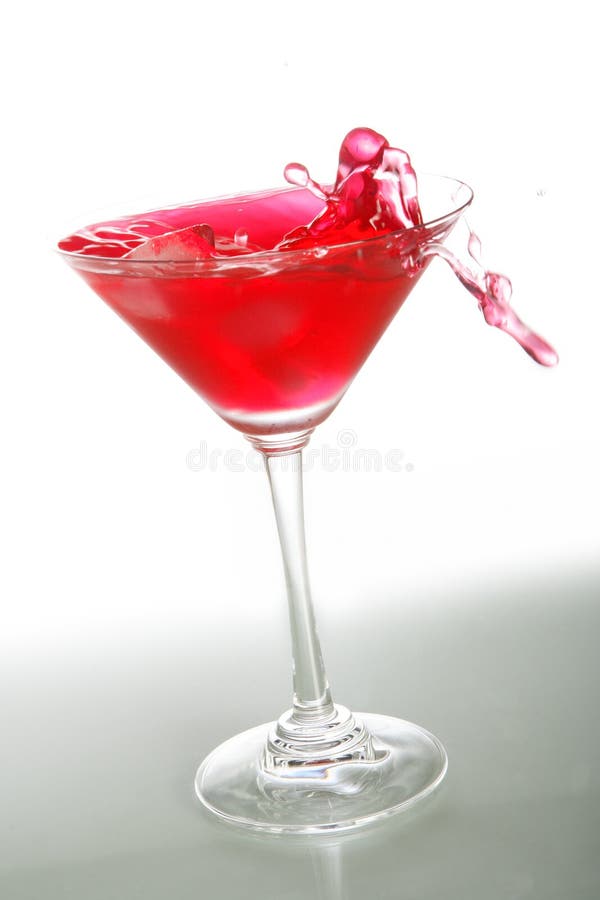 Red cocktail and ice 3 stock image. Image of cafe, studio - 3279263