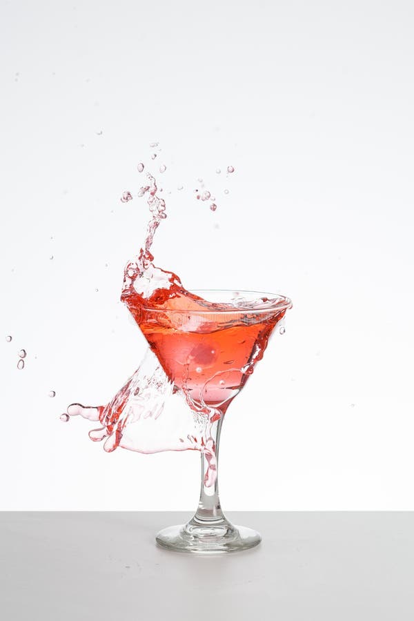Red cocktail stock image. Image of cool, shaken, pour - 38721537