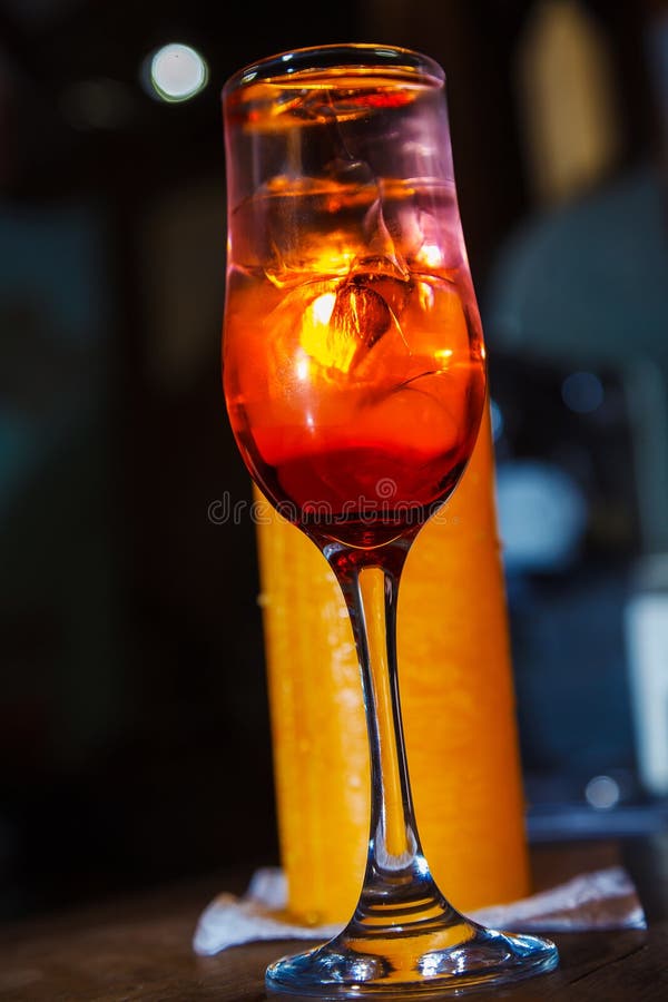 Cocktail stock image. Image of fire, burning, party - 110946151