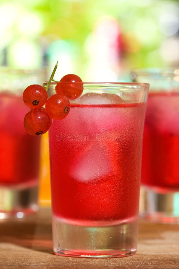 Red cocktails stock photo. Image of liquid, glass, food - 20513298