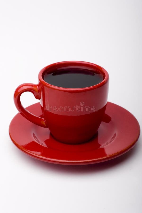 Red Coffe Cup stock image. Image of refreshment, kitchen - 3810909
