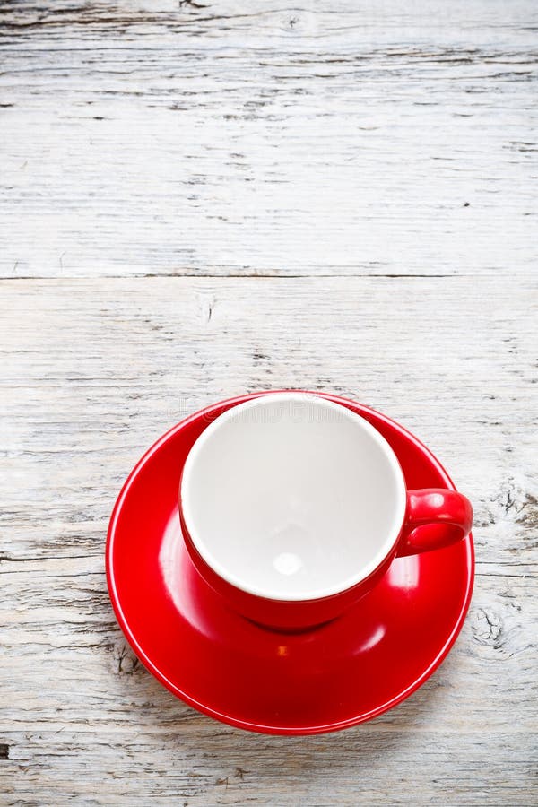 Red coffee cup stock photo. Image of vintage, backdrop - 26840994