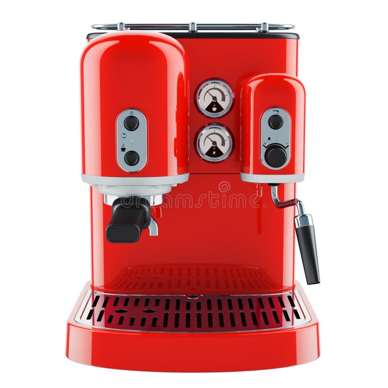 Red Espresso Coffee Machine Stock Illustrations – 1,408 Red Espresso ...