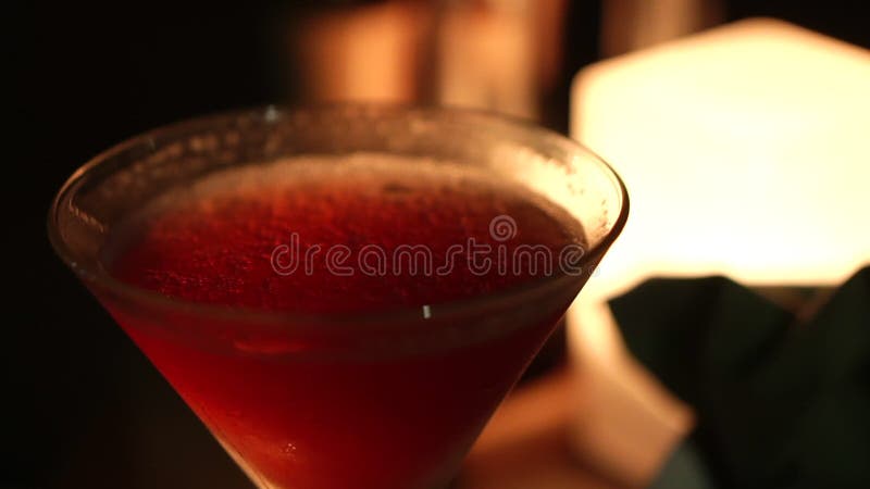 Red Cold Cocktail Relax at Holiday Resort Beach Bar Stock Video - Video ...