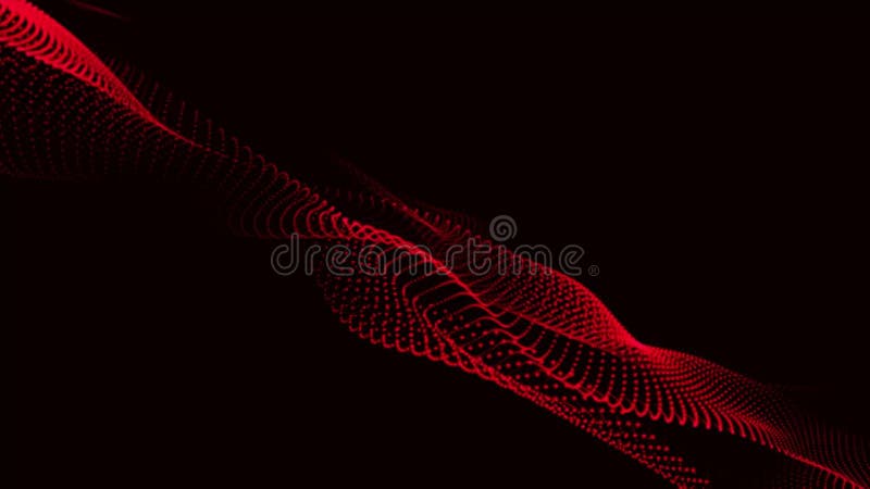 Red Color Trapcode Form Background. Animation Cyber or Technology ...