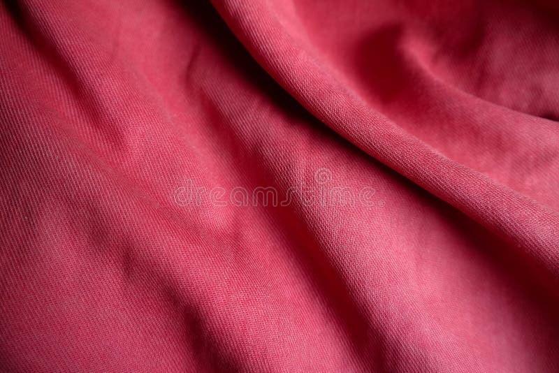 Red Textile Background with Texture Stock Image - Image of producing ...