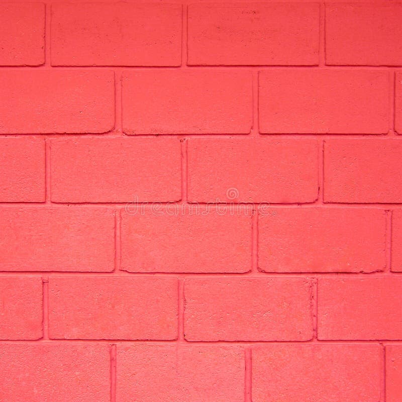 Red color brick wall stock photo. Image of pattern, brick - 31889186