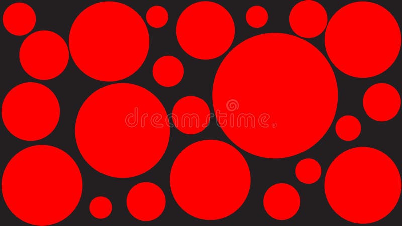 Red Color Circle Fill Abstract Background Stock Vector - Illustration ...