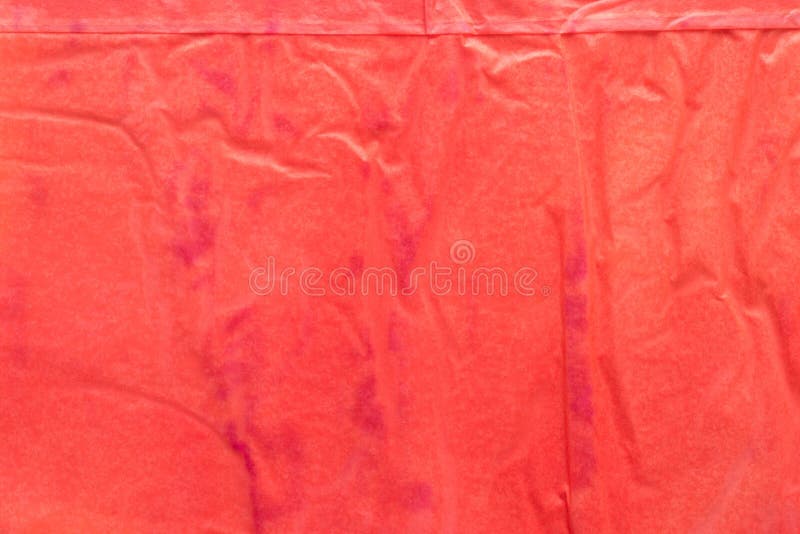 Red Creased Tissue Paper Bacground Texture Stock Image - Image of ...