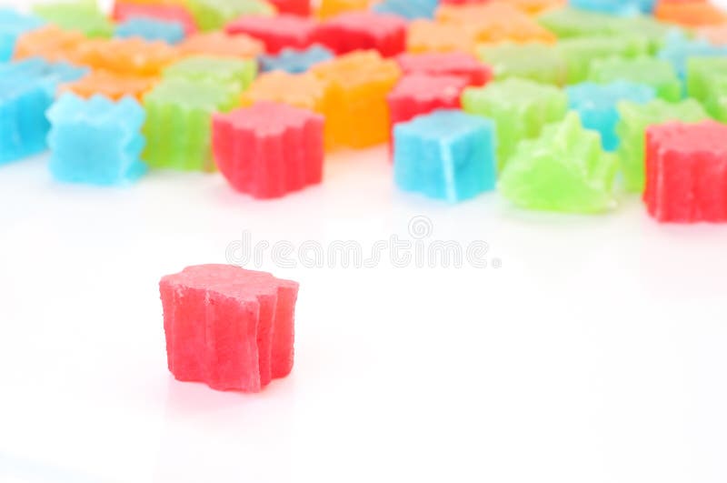 Red color crispy jelly stock image. Image of candy, crispy - 76371215