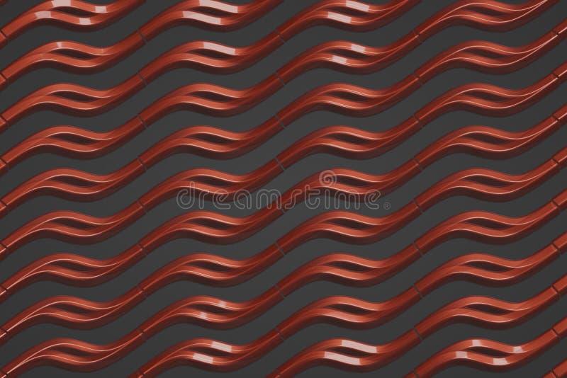Seamless Abstract Red Color Curved Pattern Texture, Ornament Background ...