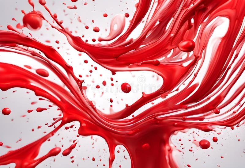 Red Color Drop Paint Abstract Background Stock Illustration ...