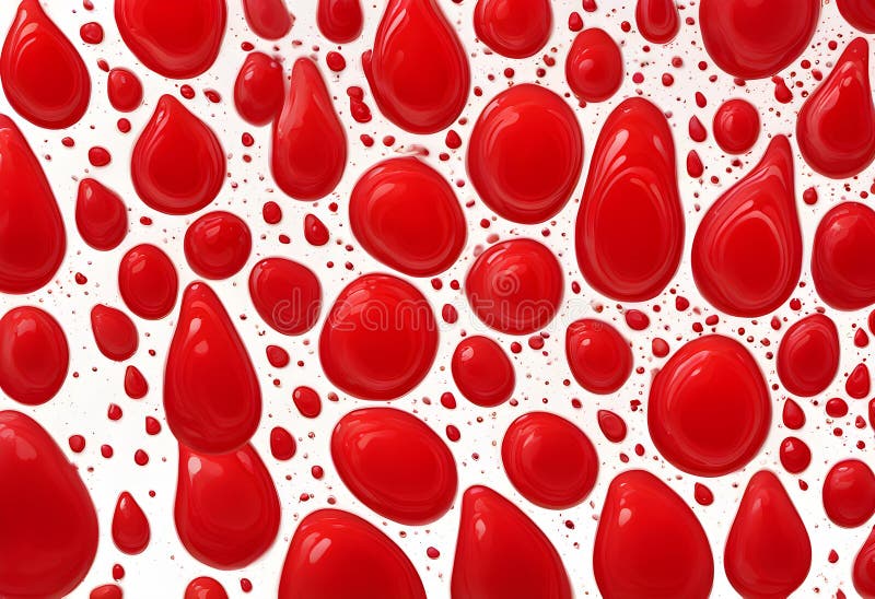 Red Color Drop Paint Abstract Background Stock Illustration ...