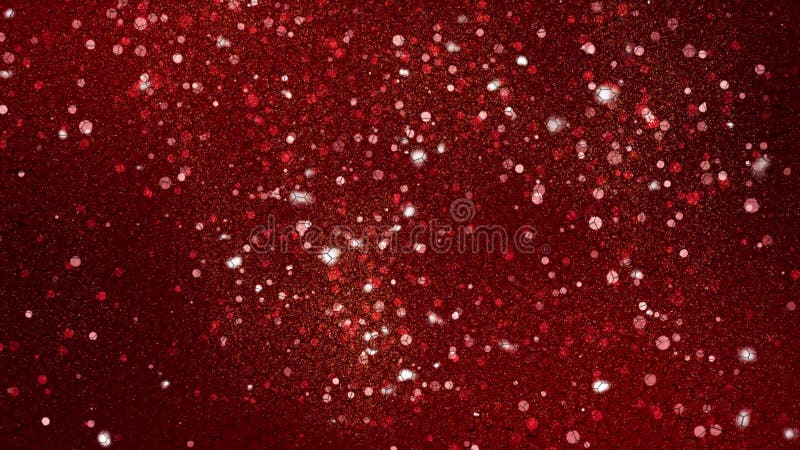Red Color Glitter Sparkles Hexagon Pattern Loop Able Background Stock ...