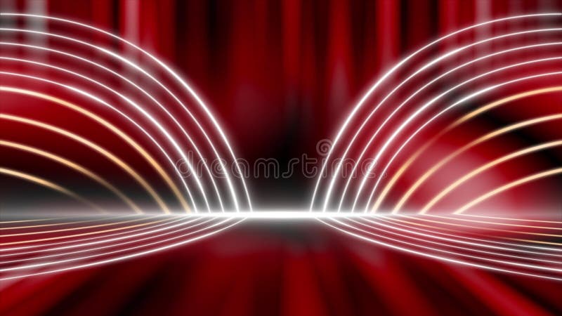 Red Color Gradient Pattern 3d Space with Luxury Curve Lines Abstract ...