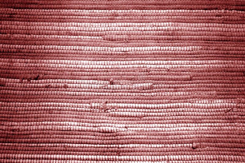 Red Color Handmade Rag Carpet or Mat Texture Stock Photo - Image of ...