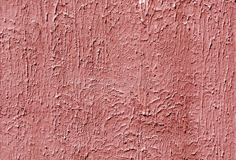 Red Color Plaster Wall Pattern. Stock Photo - Image of aged, grunge ...