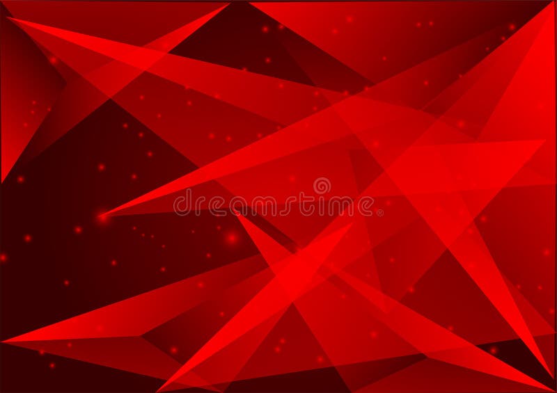 Red Color Polygon Abstract Background Modern Design, Vector ...