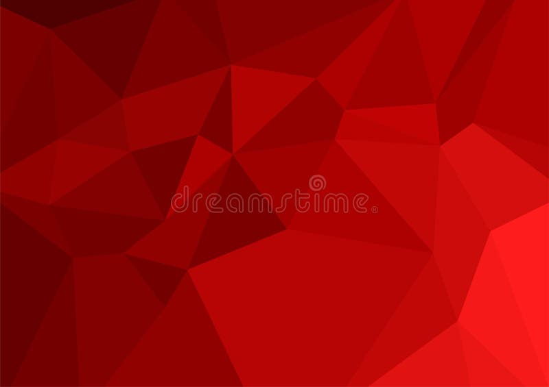 Red Color Polygon Abstract Background. Vector Illustration for Your ... Red Color Polygon Abstract Background. Vector Illustration for Your ...