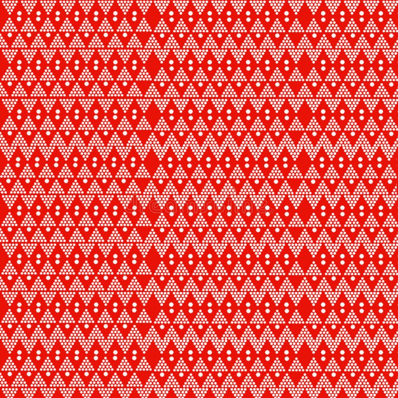 Red Color Regular Rhombus Lozenge Stock Illustration - Illustration of ...