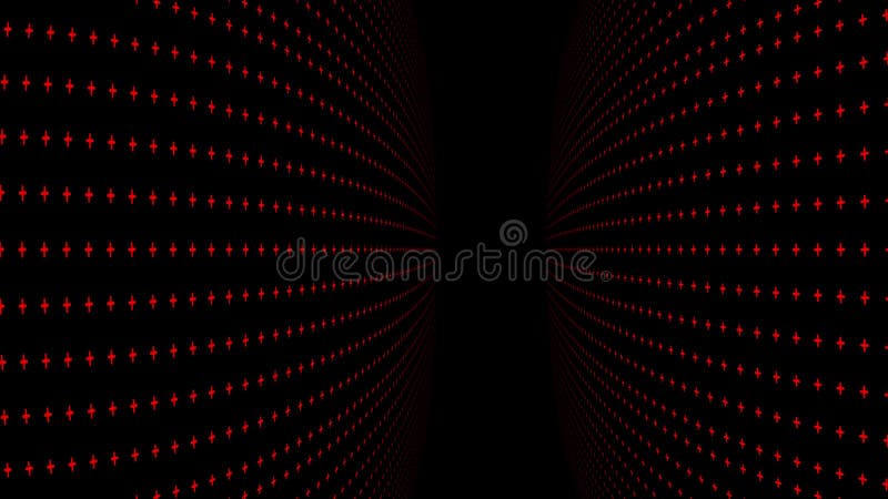 Red Color Seamless Looping Rotating Plus Element Background Stock Video ...