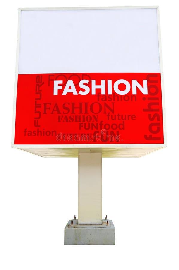 Red Color Signboard Isolated Clipping Stock Photos - Free & Royalty ...