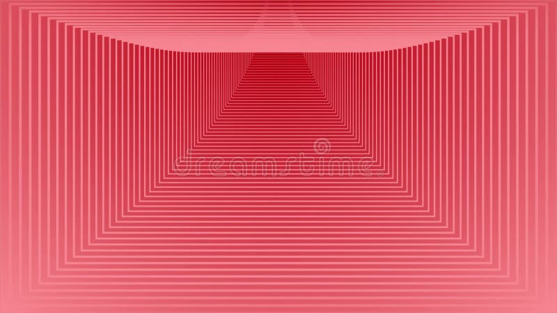 Red Color Simple Rectangular Shape Futuristic Loop Able 3d Tunnel Background Stock Footage ...