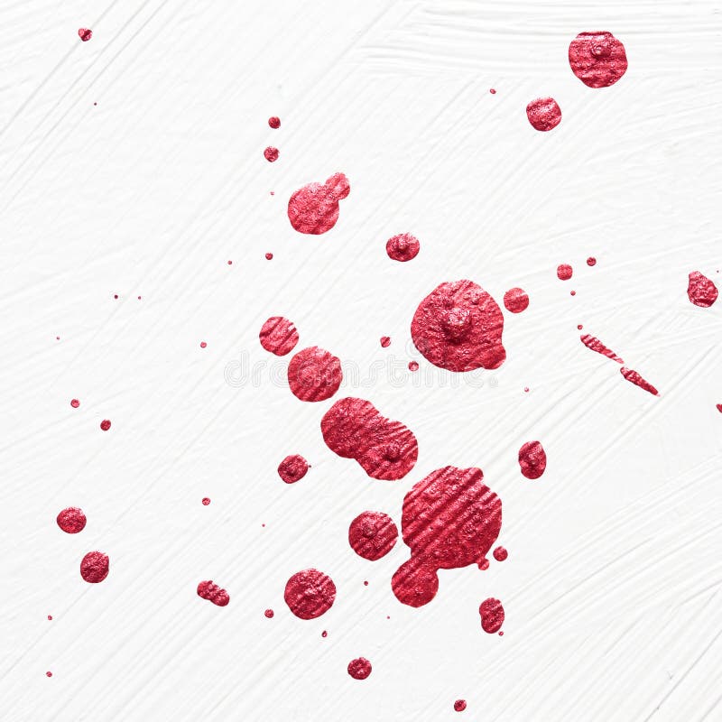 Red Color Splatter on White Stock Image - Image of explosion, modern ...