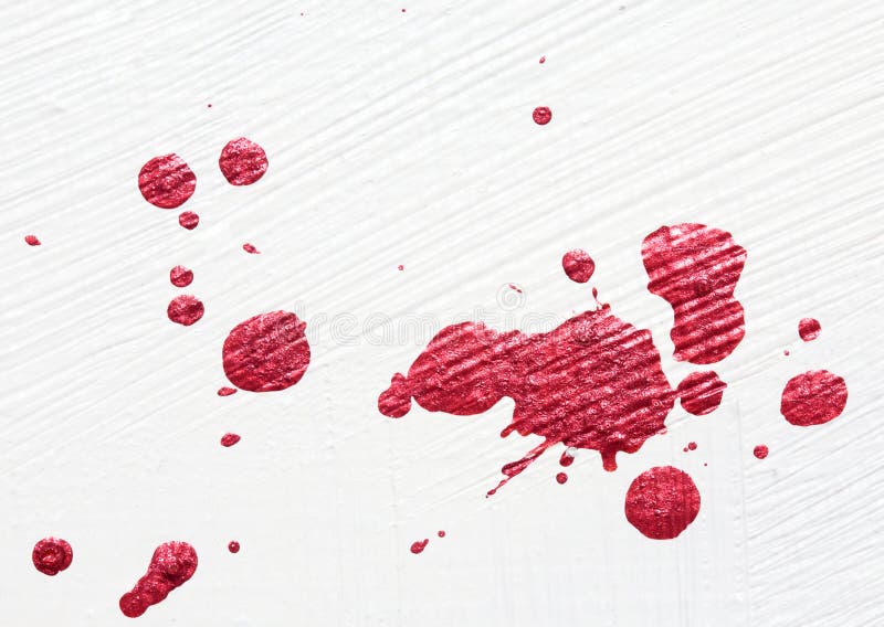 Red Color Splatter on White Stock Image - Image of paint, modern: 35883433