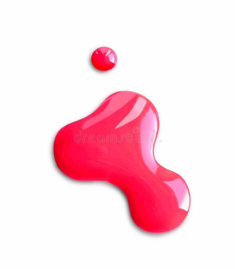 Red ink blot stock image. Image of droplet, spot, isolated - 26694087