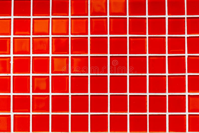 Red Squares Tiles Art Decor Stock Photo - Image of color, white: 29625110