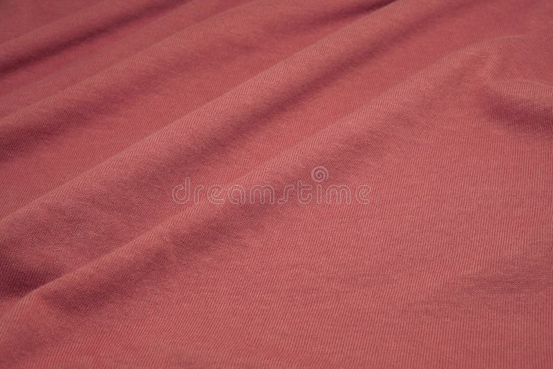 Red Color Surface Cotton Fabric - Waving Backdrops Texture Background ...