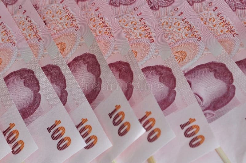 Red color thai bank stock image. Image of king, asian - 19856049