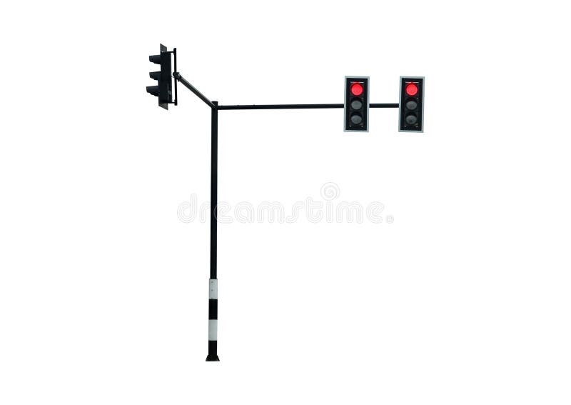 Two-color Traffic Light in the Arch of the Entrance To the Courtyard ...