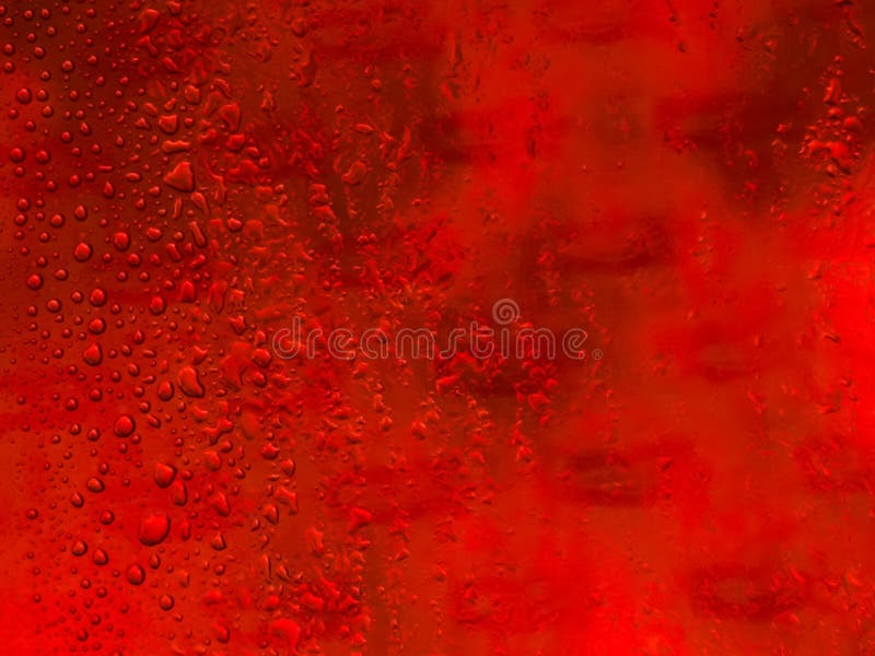 Red Color Transparent Roof with Raindrop Background Stock Photo - Image ...