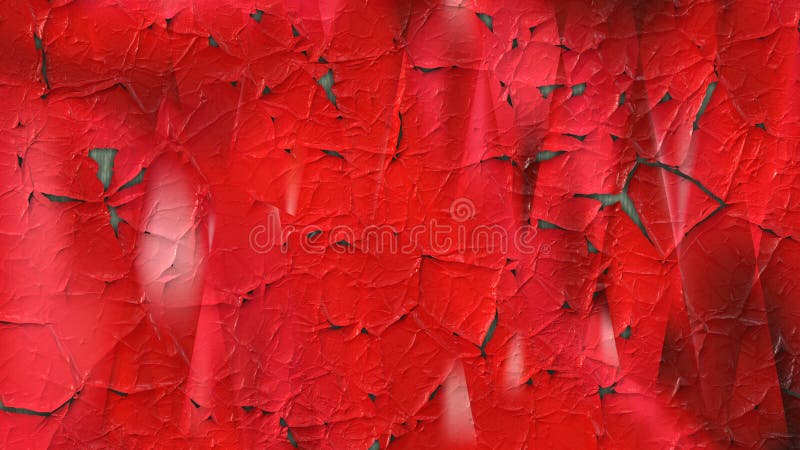 Red Color Walls with Big Crack, Background and Texture Stock Image ...