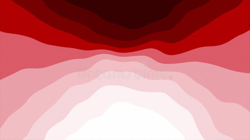 Red Color Wiggling Multiple Shades Gradient Palette 3d Depth Abstract Design Loop Able Gradient