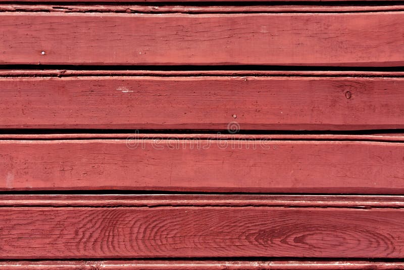 Red Color Wood Wall Pattern. Stock Image - Image of board, gray: 91796073