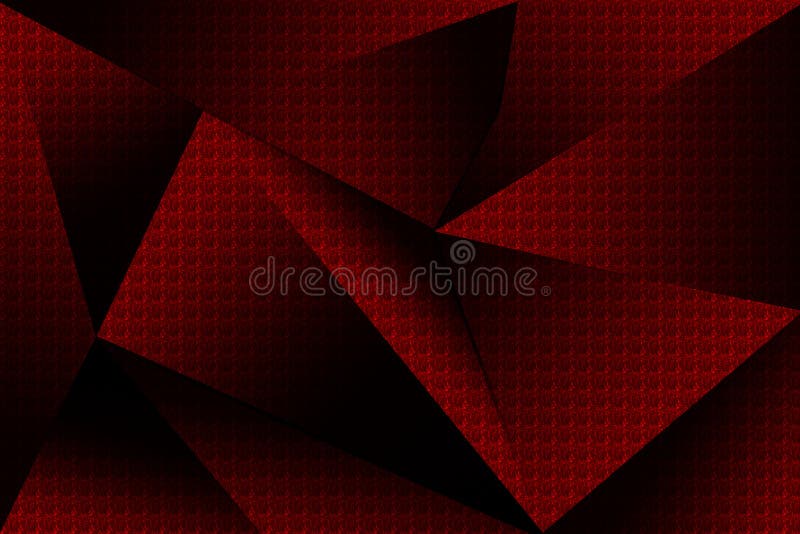 Red Colored Abstract Crystal Background. Stock Illustration ...
