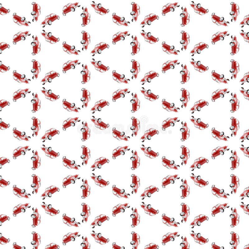 Red Colored Car Pattern Texture on a White Background Stock ...