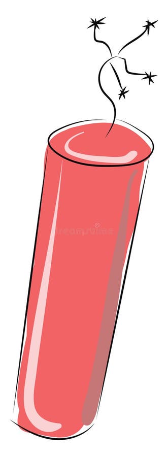 Red Firecracker, Vector or Color Illustration Stock Vector ...