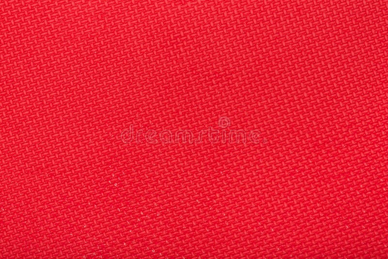 Red Colored Mat for Children. Diagonal Lines.Closeup Stock Photo ...