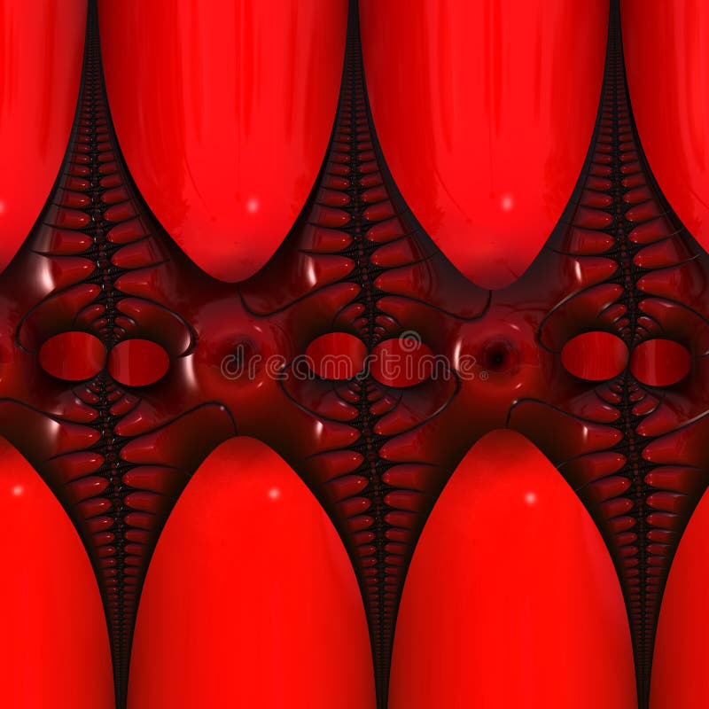 Red-colored Metallic Shiny Futuristic Pattern Stock Illustration ...