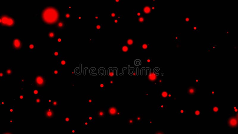 Red Colored Particles Flying, Particles Background, Abstract Background ...