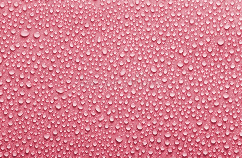 Red Colored Rain Drops Background and Texture Stock Image - Image of ...
