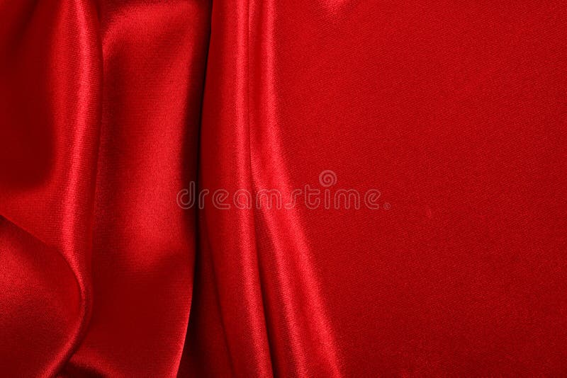Red satin fabric stock image. Image of abstract, smooth - 19932399
